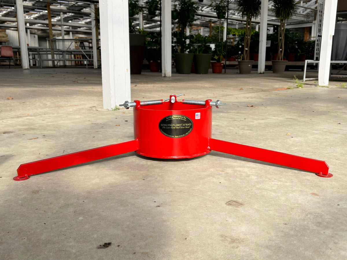 Bowling's Last Stand Heavy Duty Tree Stand For 10' - 12' Christmas Tre ...